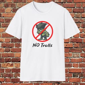 No Trolls T-shirt - Etsy