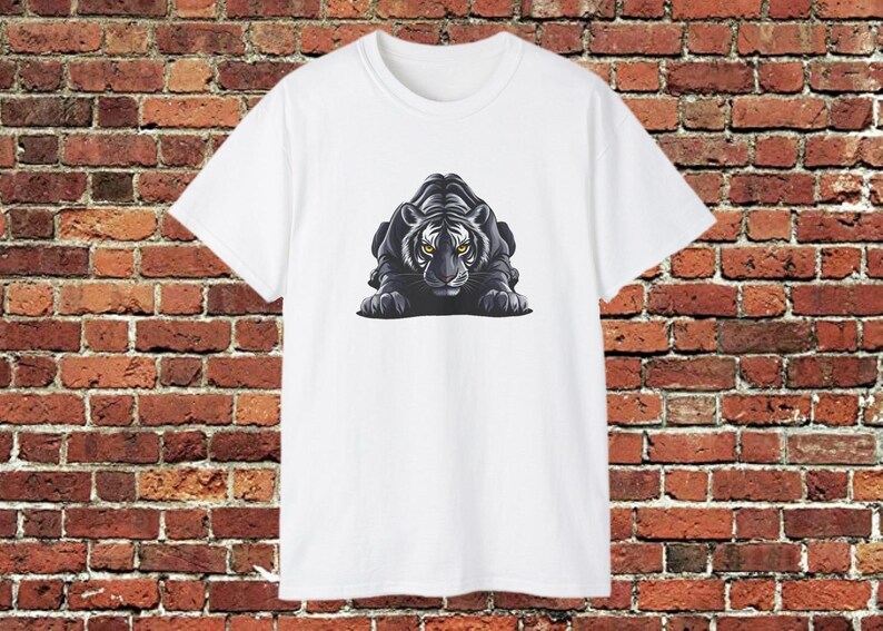 Crouching Tiger T-shirt - Etsy