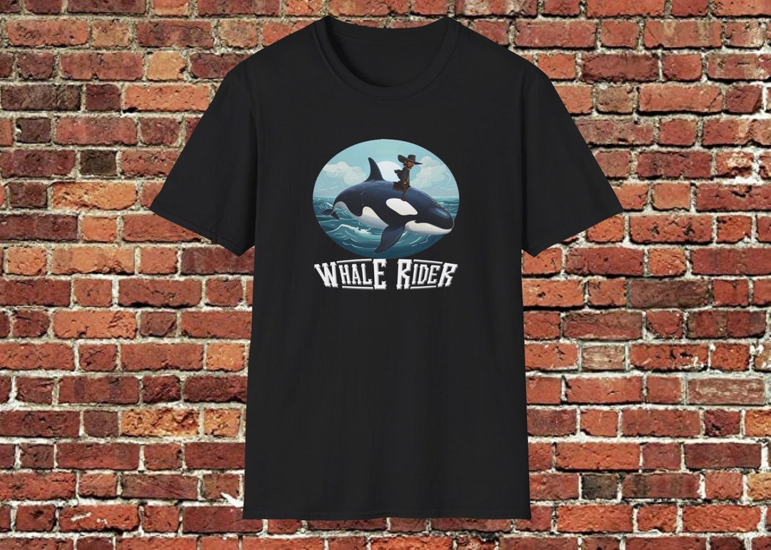 Whale Rider T-shirt - Etsy
