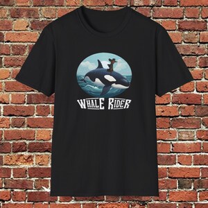 Whale Rider T-shirt - Etsy