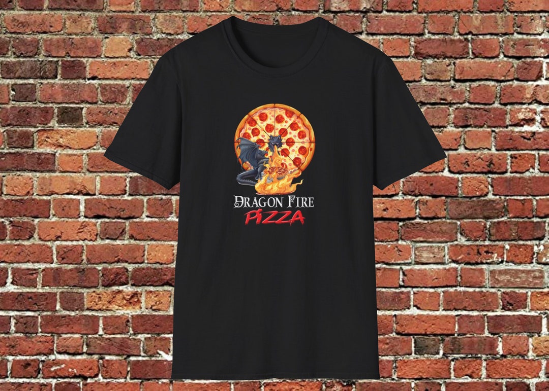 Dragon Fire Pizza T-shirt - Etsy