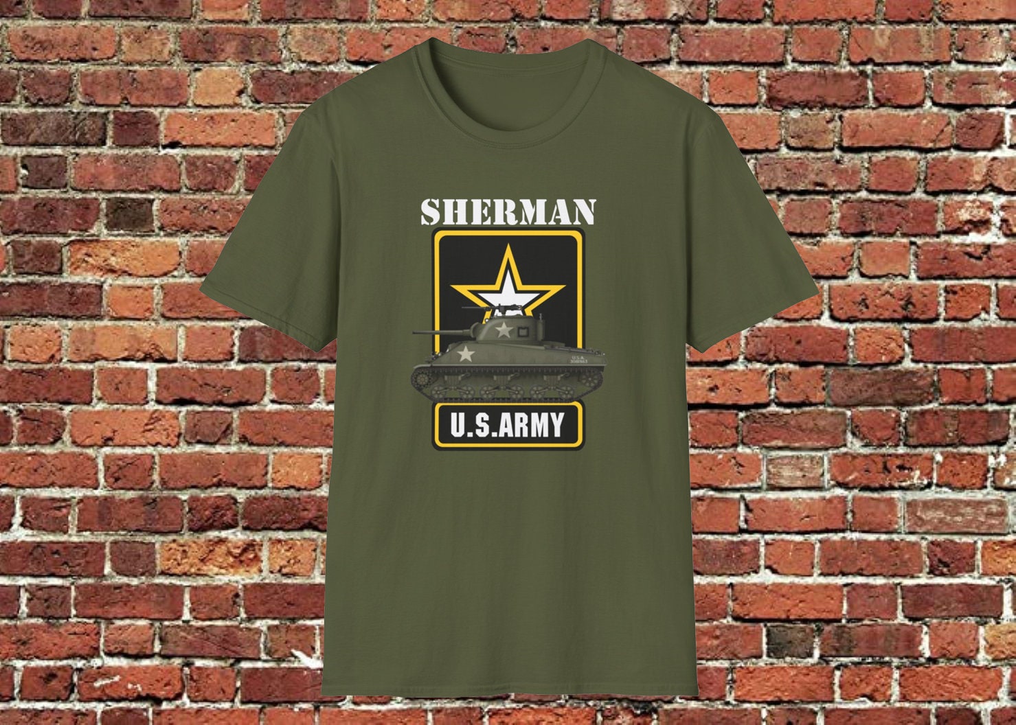 Sherman Tank T-shirt - Etsy