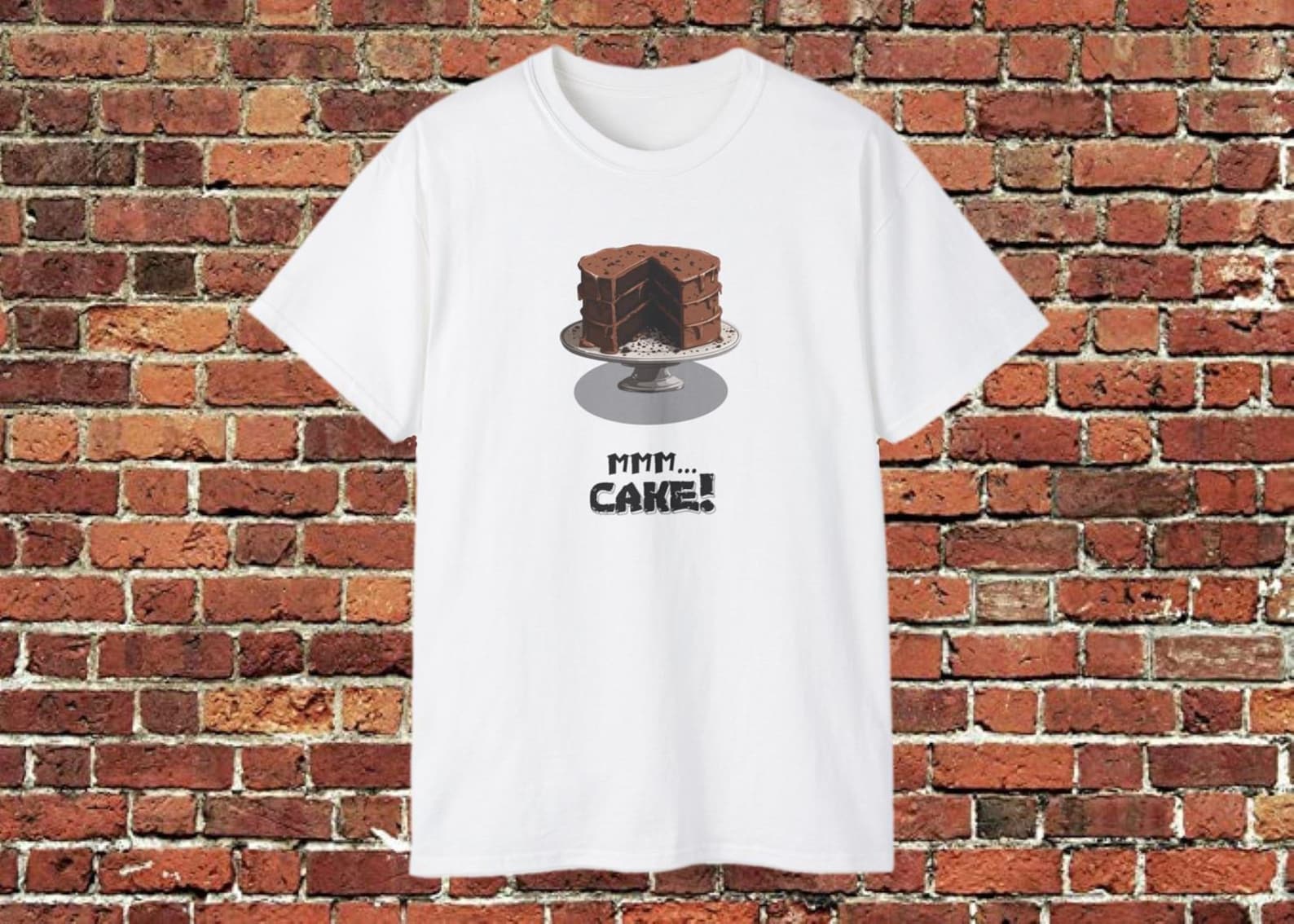 Mmm... Cake T-shirt - Etsy