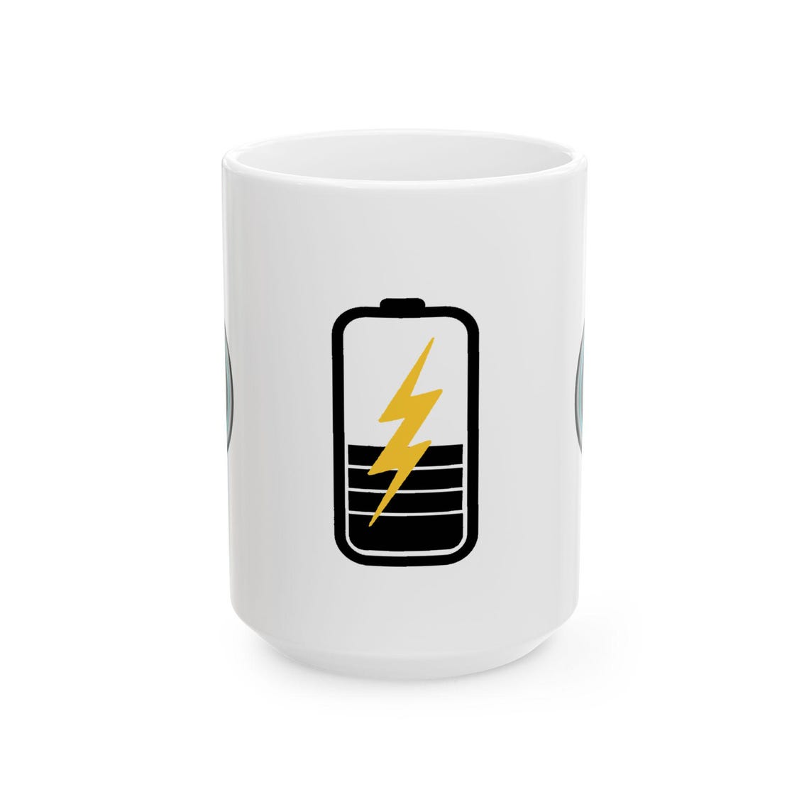 Coffee Charging 15oz White Mug - Etsy