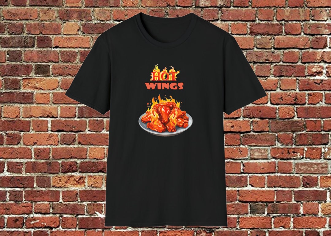 HOT Wings T-shirt - Etsy