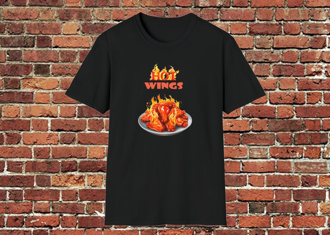 HOT Wings T-shirt - Etsy