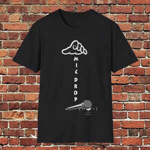 Mic Drop T-shirt - Etsy