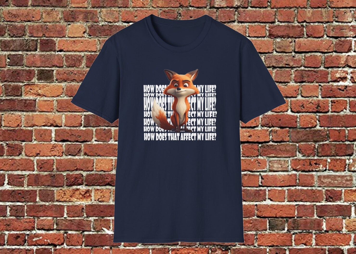 Fox T-shirt - Etsy