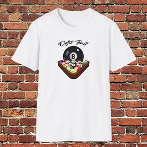Pool 8 Ball T-shirt - Etsy