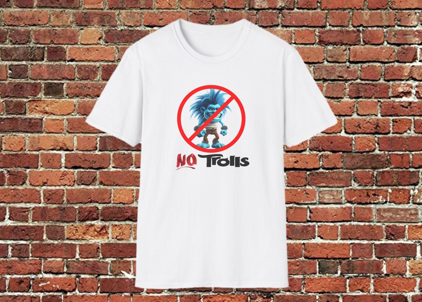 No Trolls T-shirt - Etsy