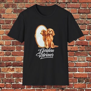 Golden Retriever T-shirt - Etsy