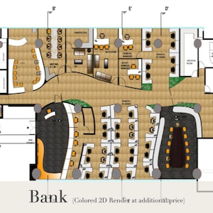 Custom 2D Floor Plan | Interior Design | Commercial and Residential ...