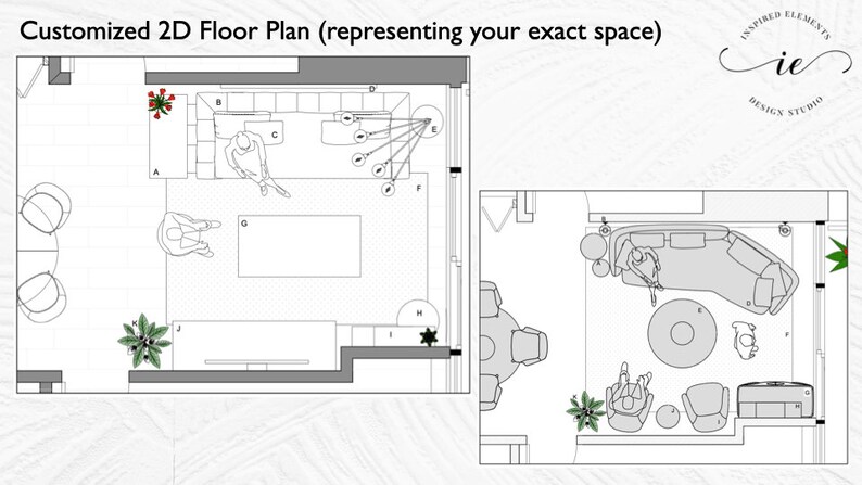 Interior Design | E-design | Custom Mood Board | Room Layout | 2D Floor ...