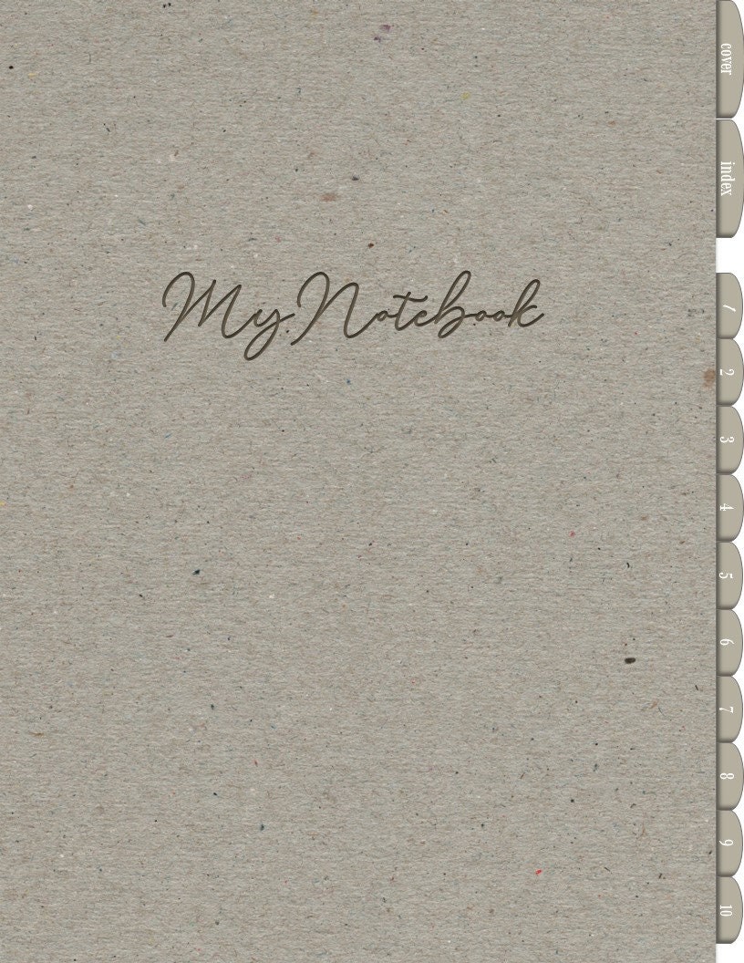 Magnolia Digital Note Taking Template, Digital Notepad, Notebook ...