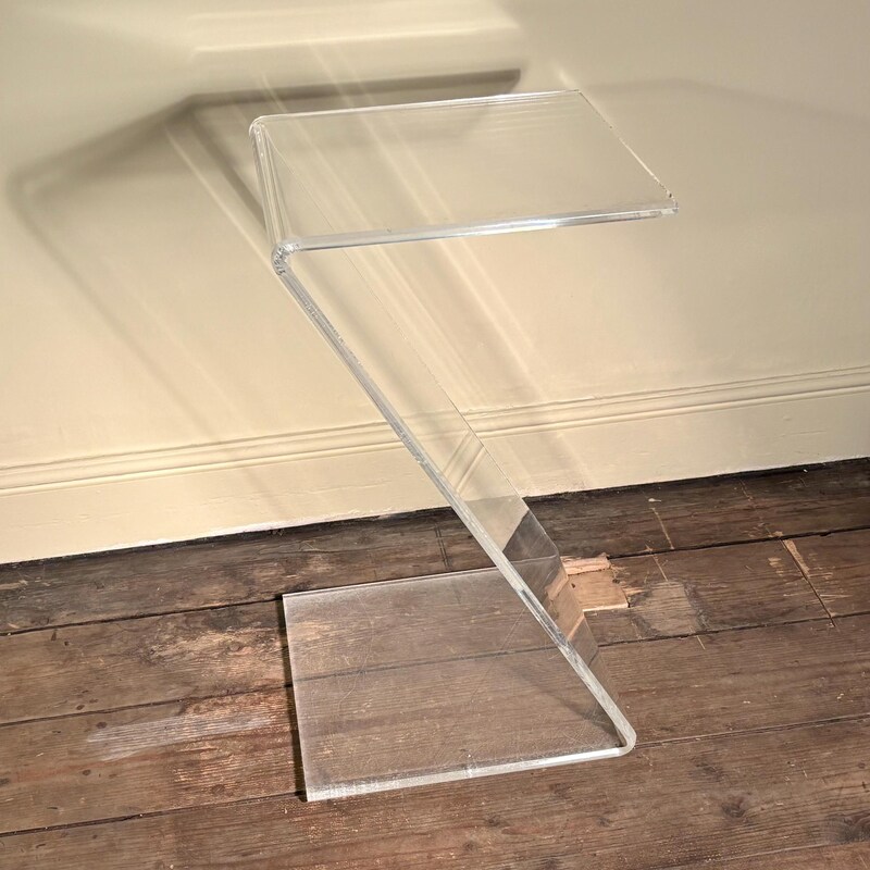 Acrylic Side Table - Etsy UK