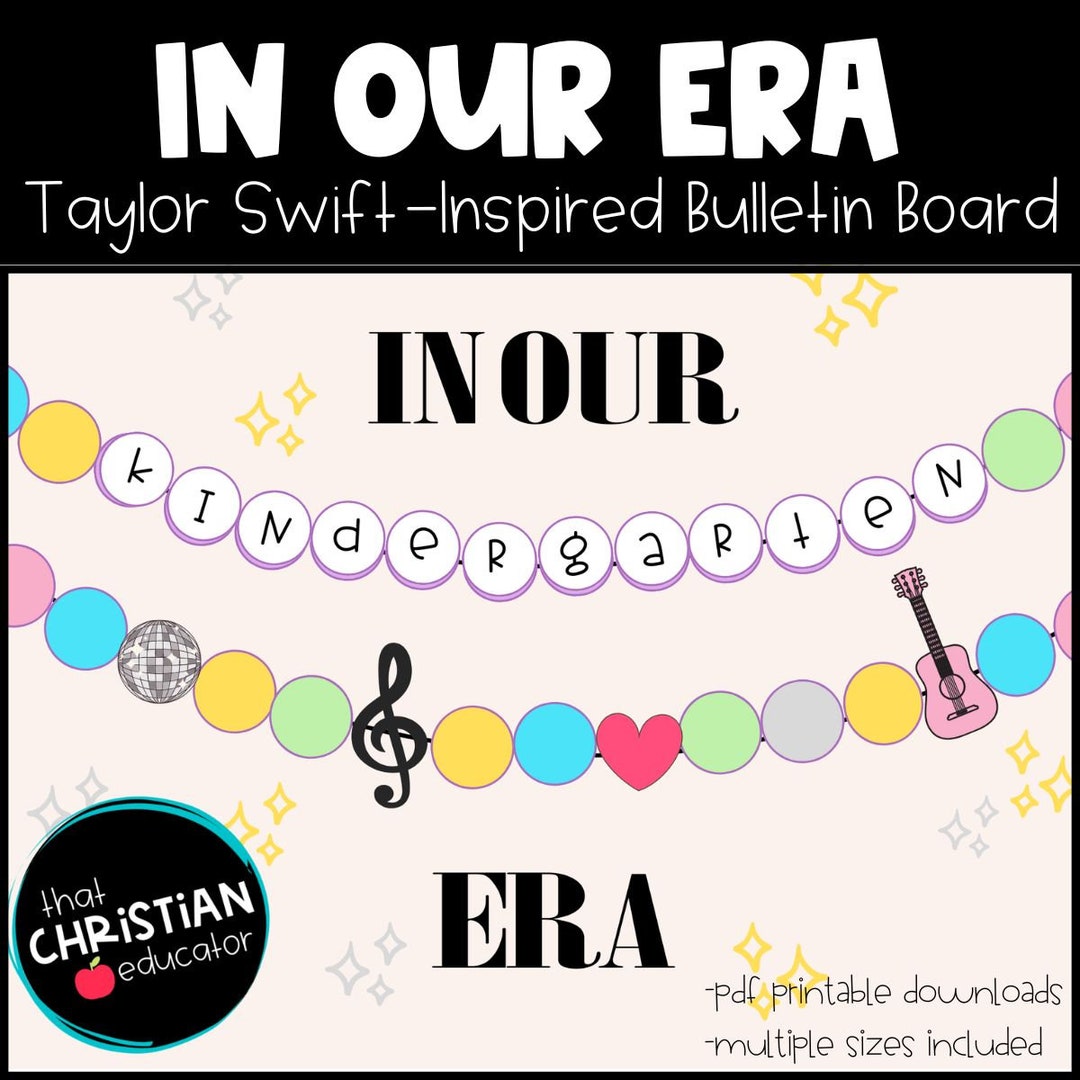 In Our Era Friendship Bracelet Bulletin Board Kit | Taylor Swift ...