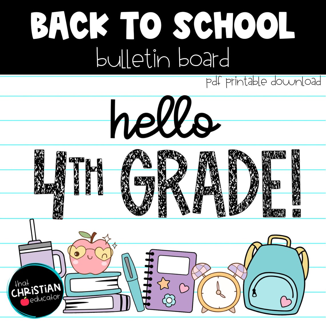 Hello ______ Grade! Back to School Bulletin Board Kit - Etsy