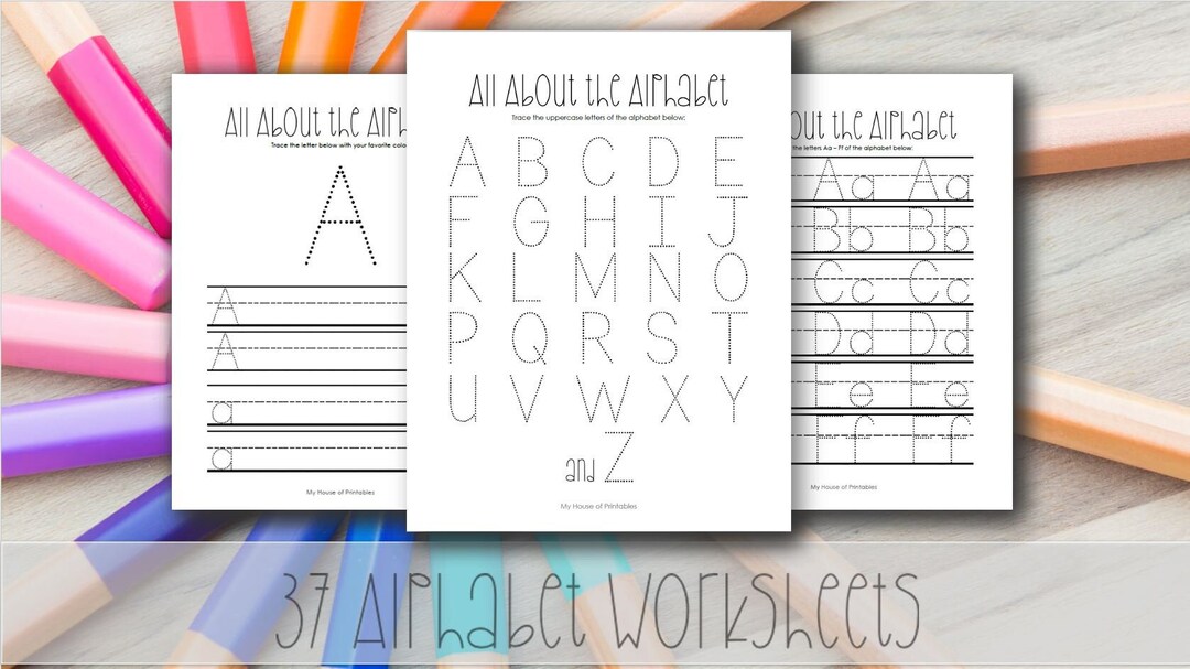 All About the Alphabet Preschool Printables + Abc's + Letter Practice ...