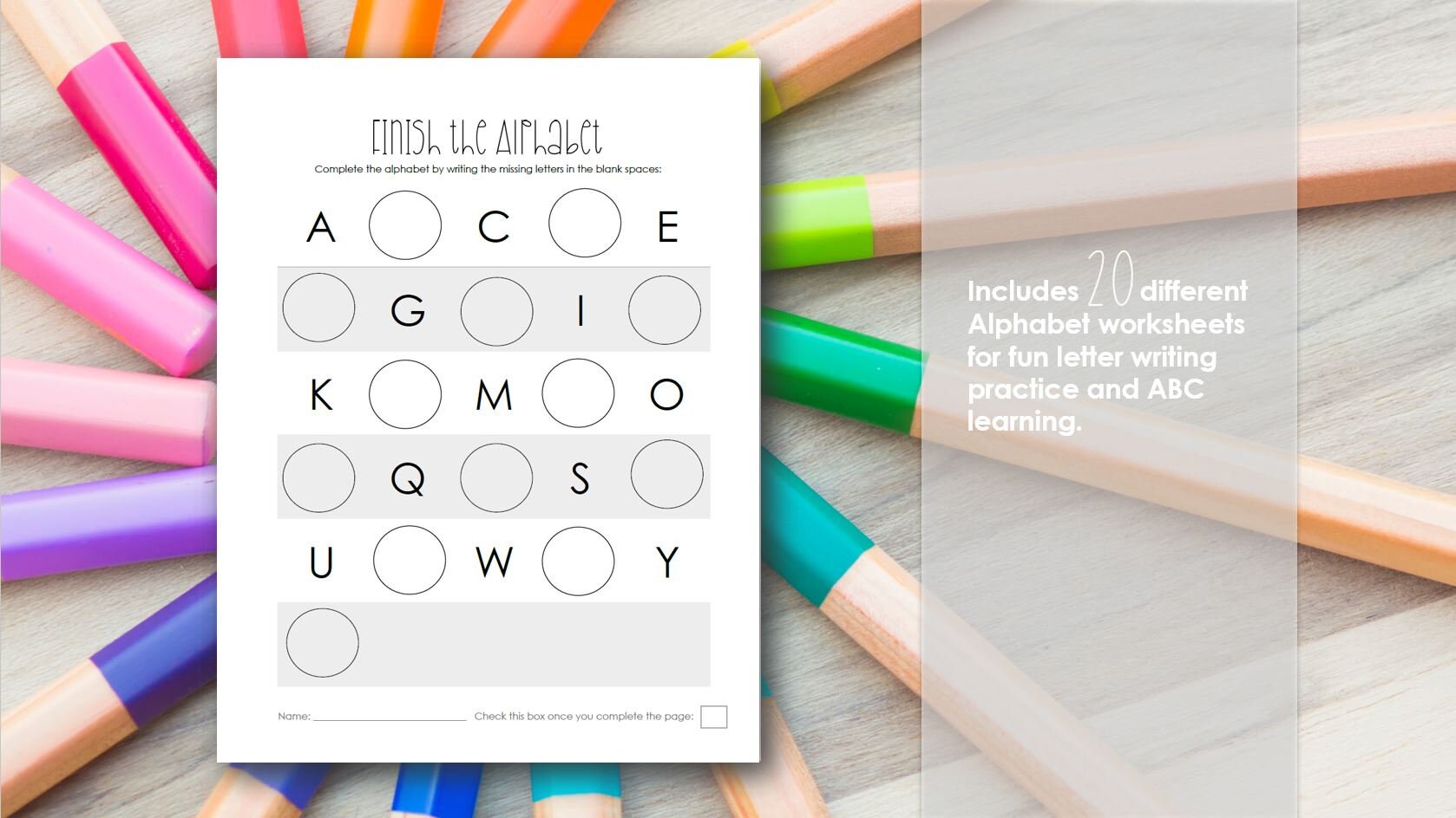 All About the Alphabet Preschool Printables + Abc's + Letter Practice ...