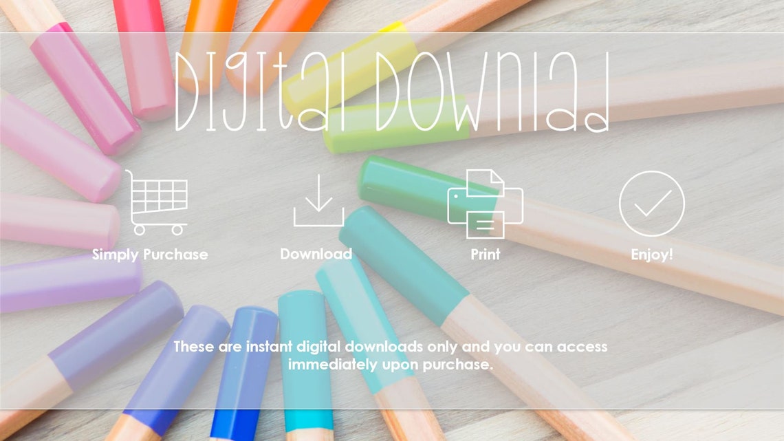 Picture Match-up Worksheets Preschool Printables Color - Etsy