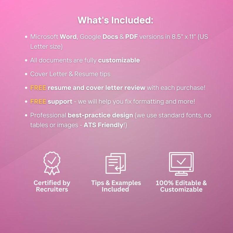 Resume and Cover Letter Template Populated for a Google Marketing ...