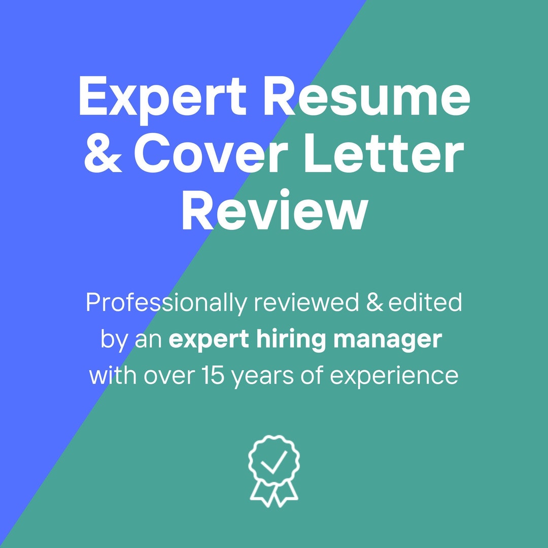 Resume and Cover Letter Editing Service With Expert Suggestions and ...