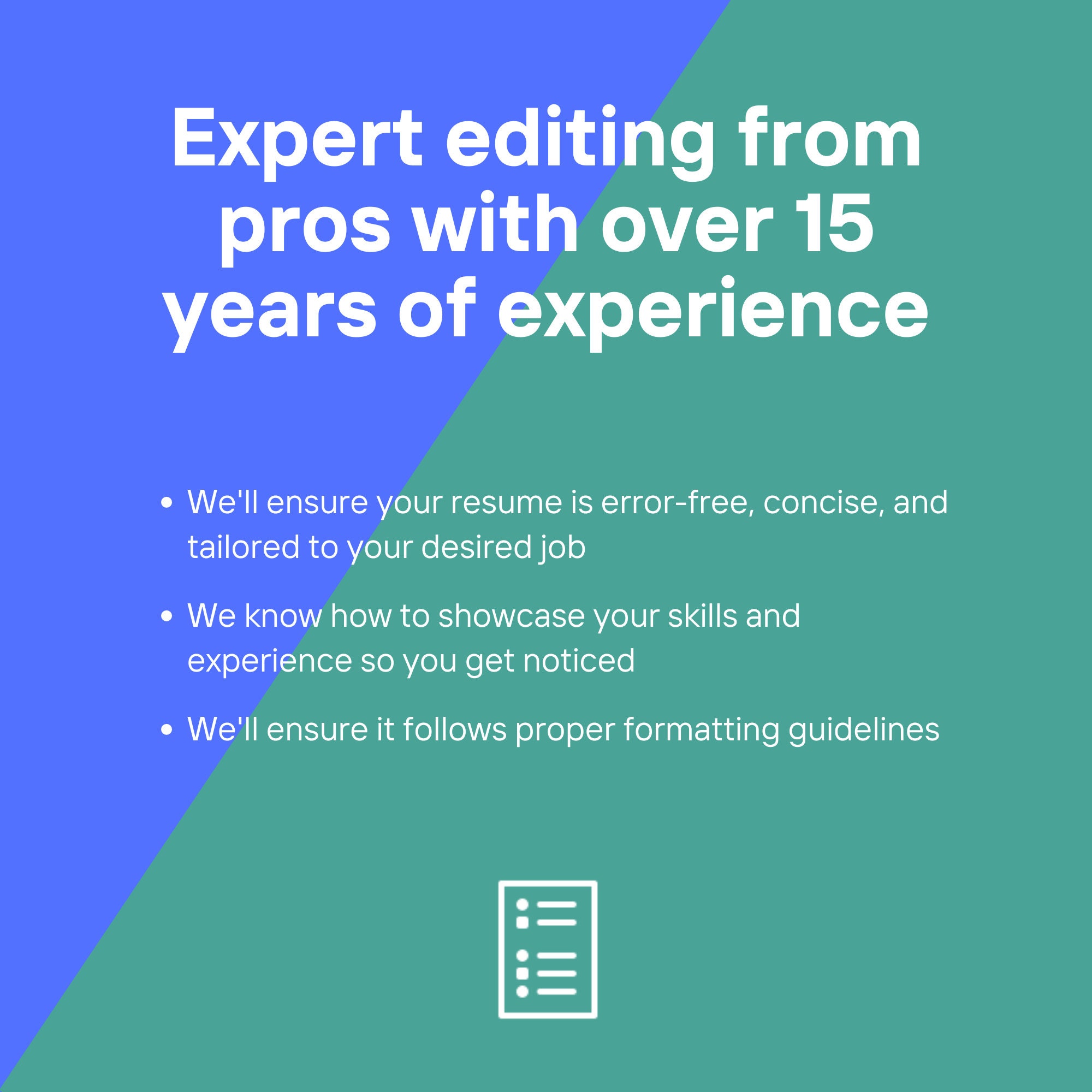 Resume and Cover Letter Editing Service With Expert Suggestions and ...