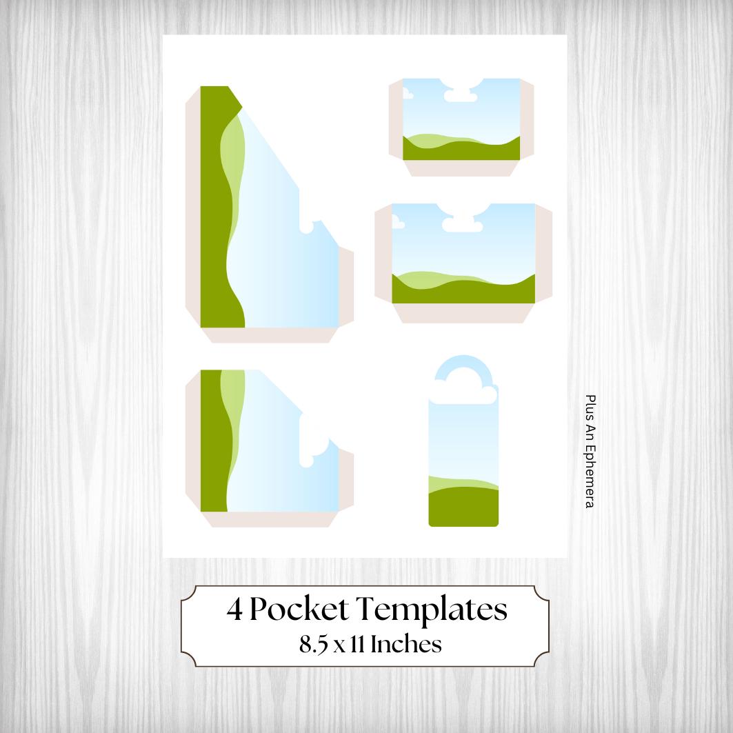 Junk Journal Template Kit Folio Canva Template for Junk Journal Folio ...