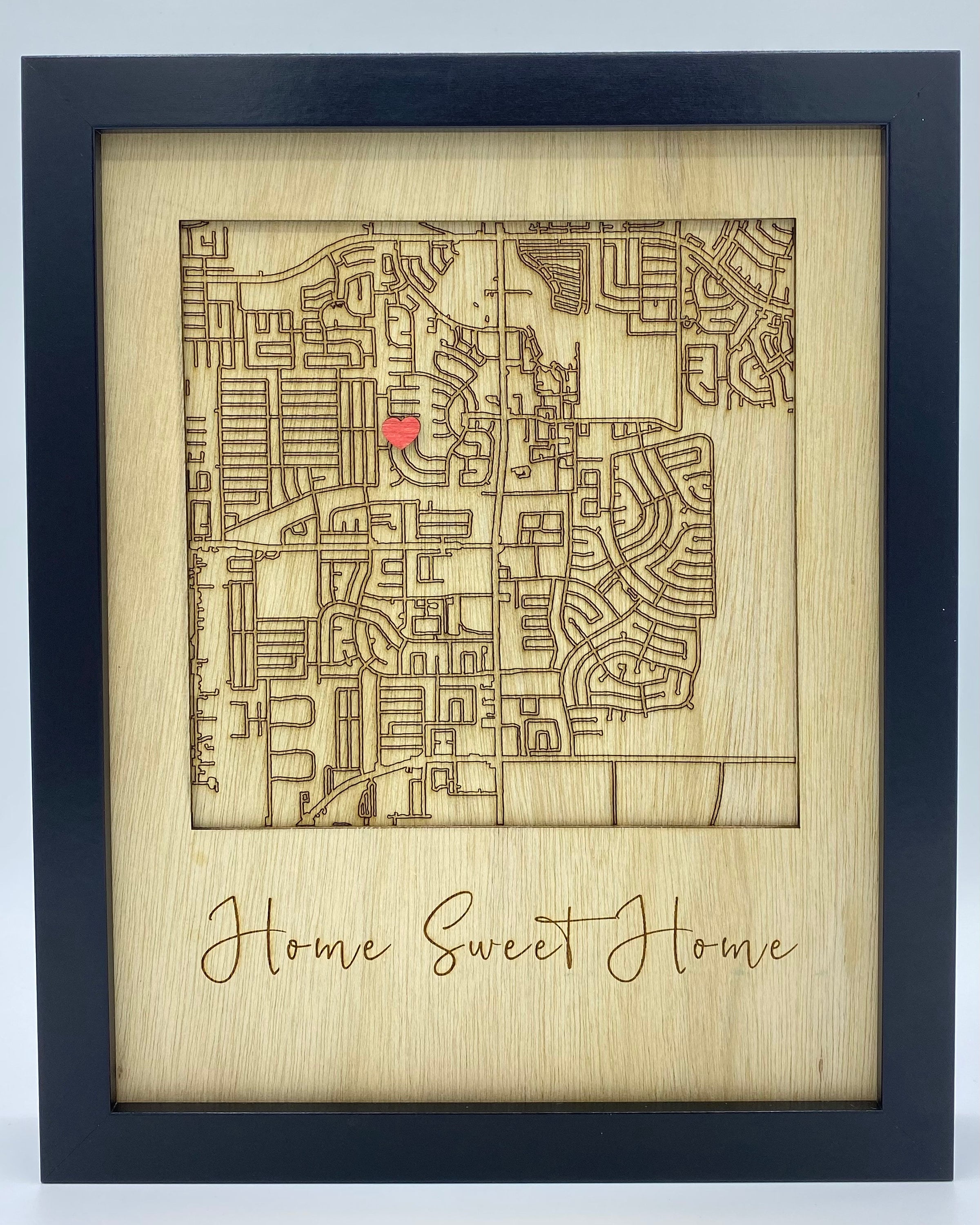 Custom Laser Cut Layers Map-personalized Gift Map-housewarming Gift ...