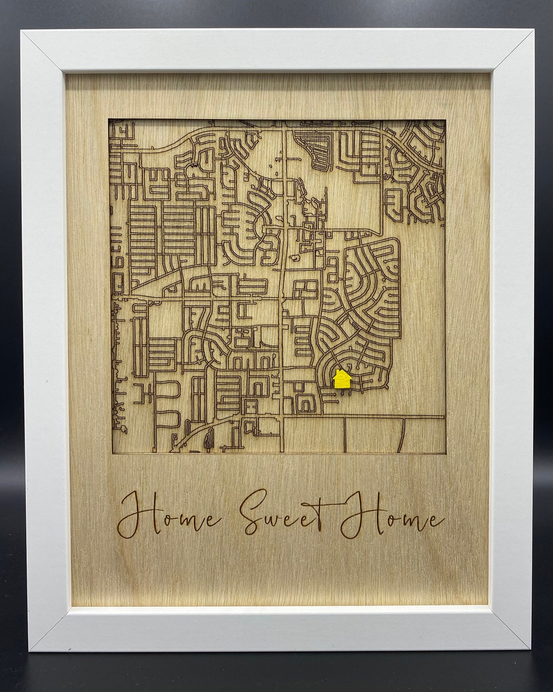 Custom Laser Cut Layers Map-personalized Gift Map-housewarming Gift ...