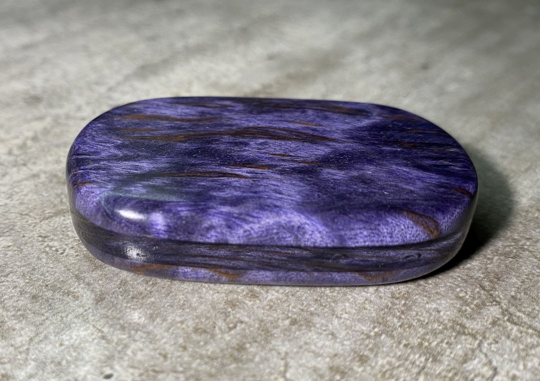 Polished Karelian Birch and Epoxy Resin Worry Stone - Etsy