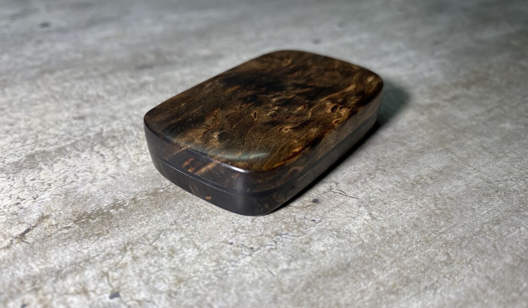 Polished Karelian Birch and G10 Edc Worry Stone - Etsy