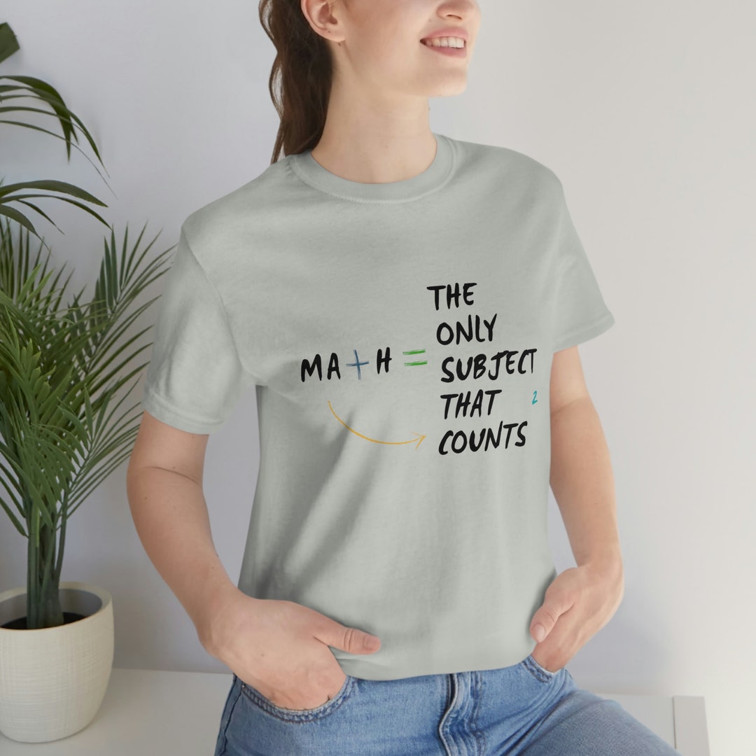 Math: the Only Subject That Counts - Etsy