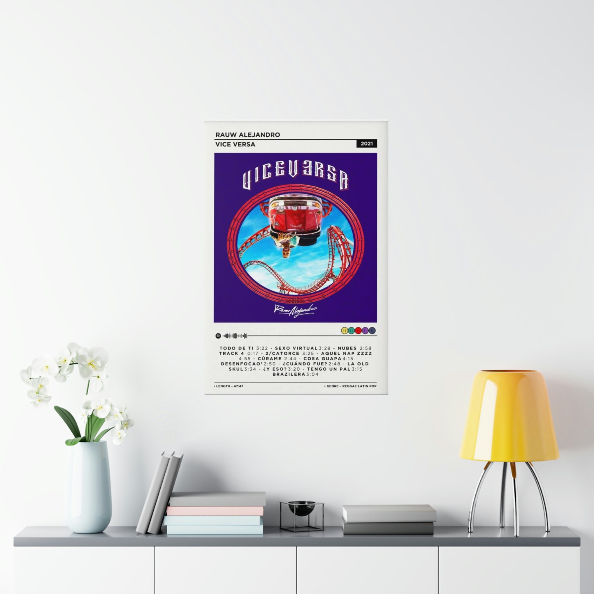 Rauw Alejandro Vice Versa Premium Matte Vertical Posters