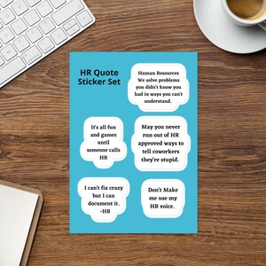 HR (human Resources) Sticker Sheet - Etsy