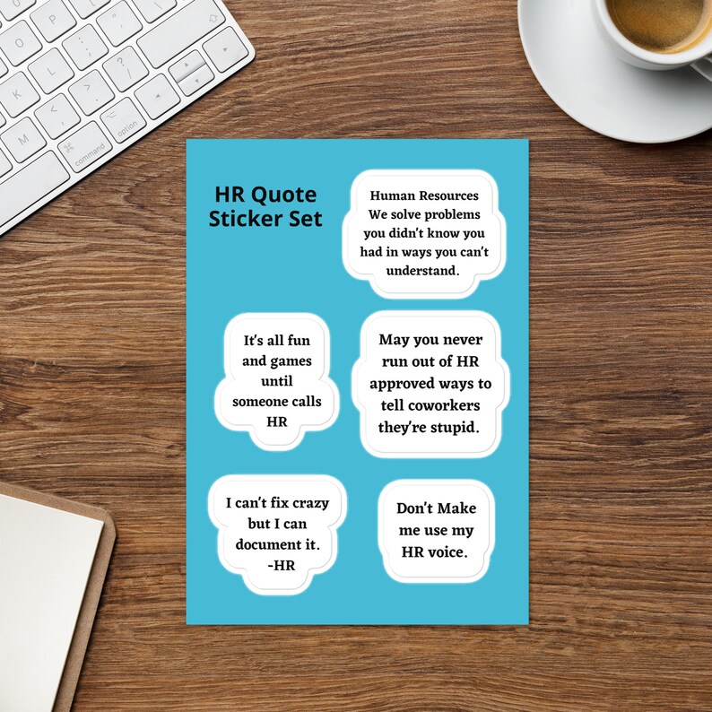 HR (human Resources) Sticker Sheet - Etsy