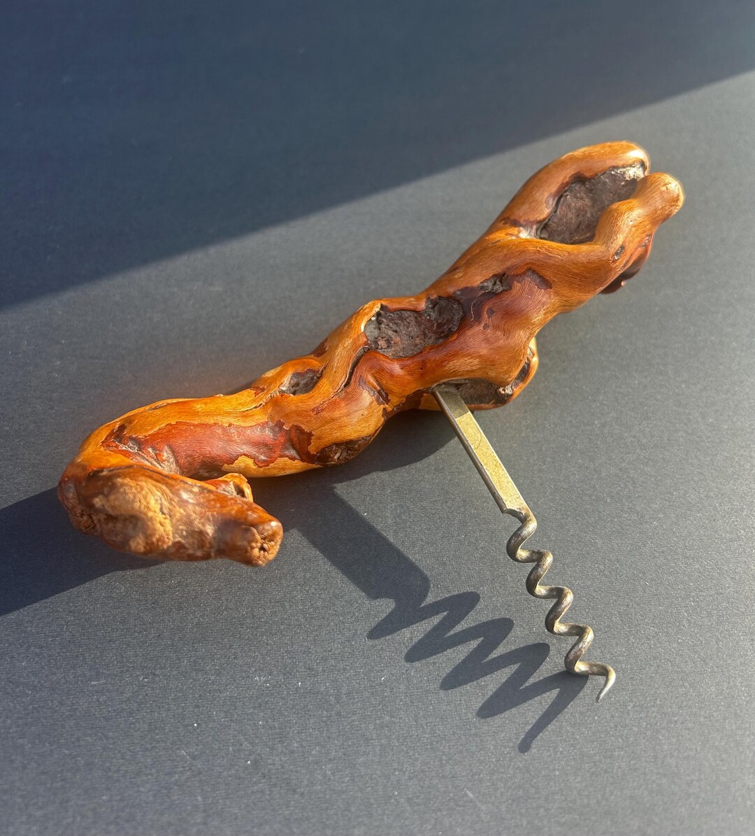 Vintage French Grapevine Root Wine Bottle Opener - Etsy