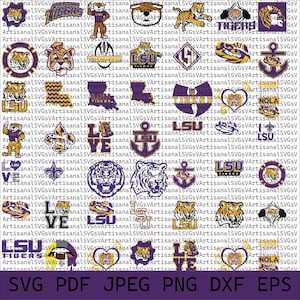 Lsu Tigers Svg - Etsy