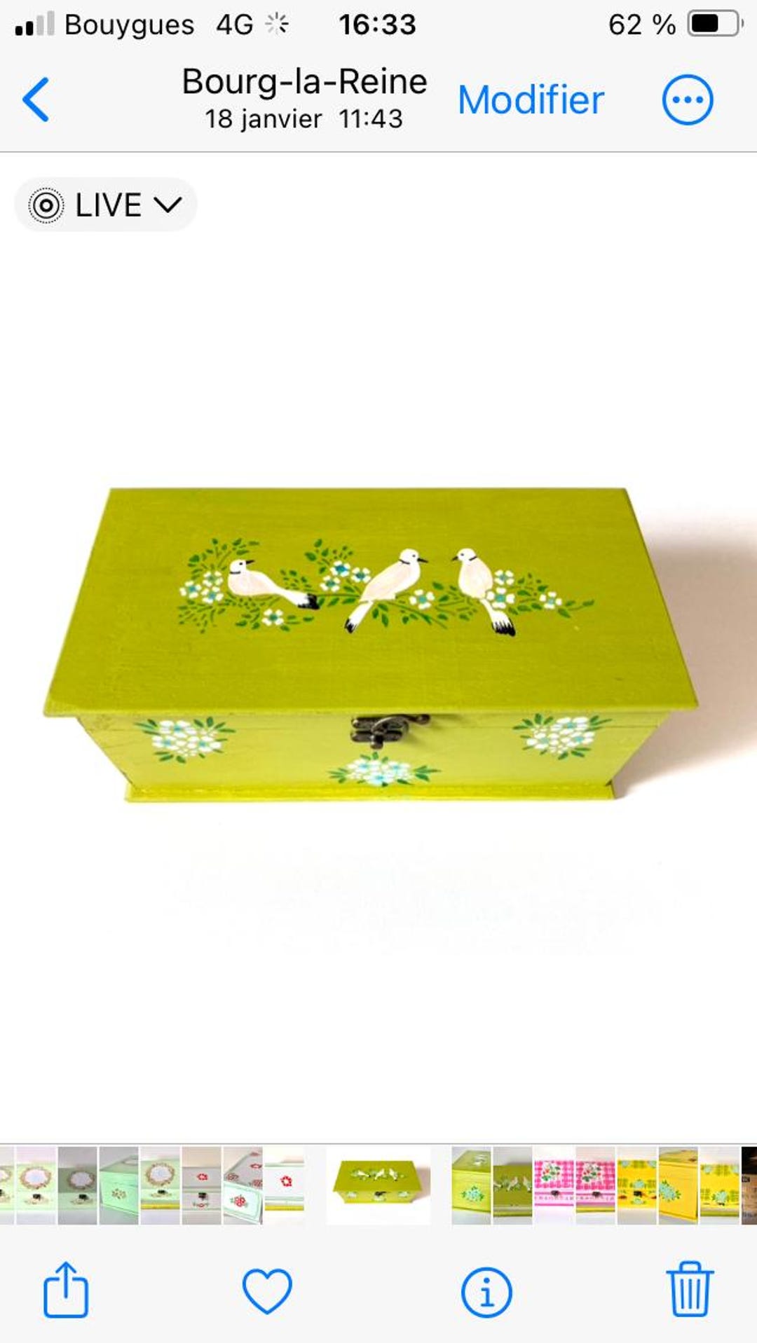 Bird Jewelry Box/wooden Box - Etsy
