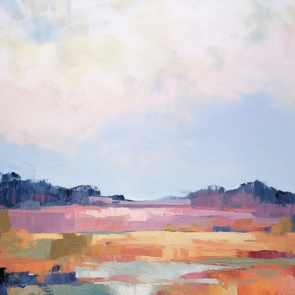 Abstract Landscape - Etsy
