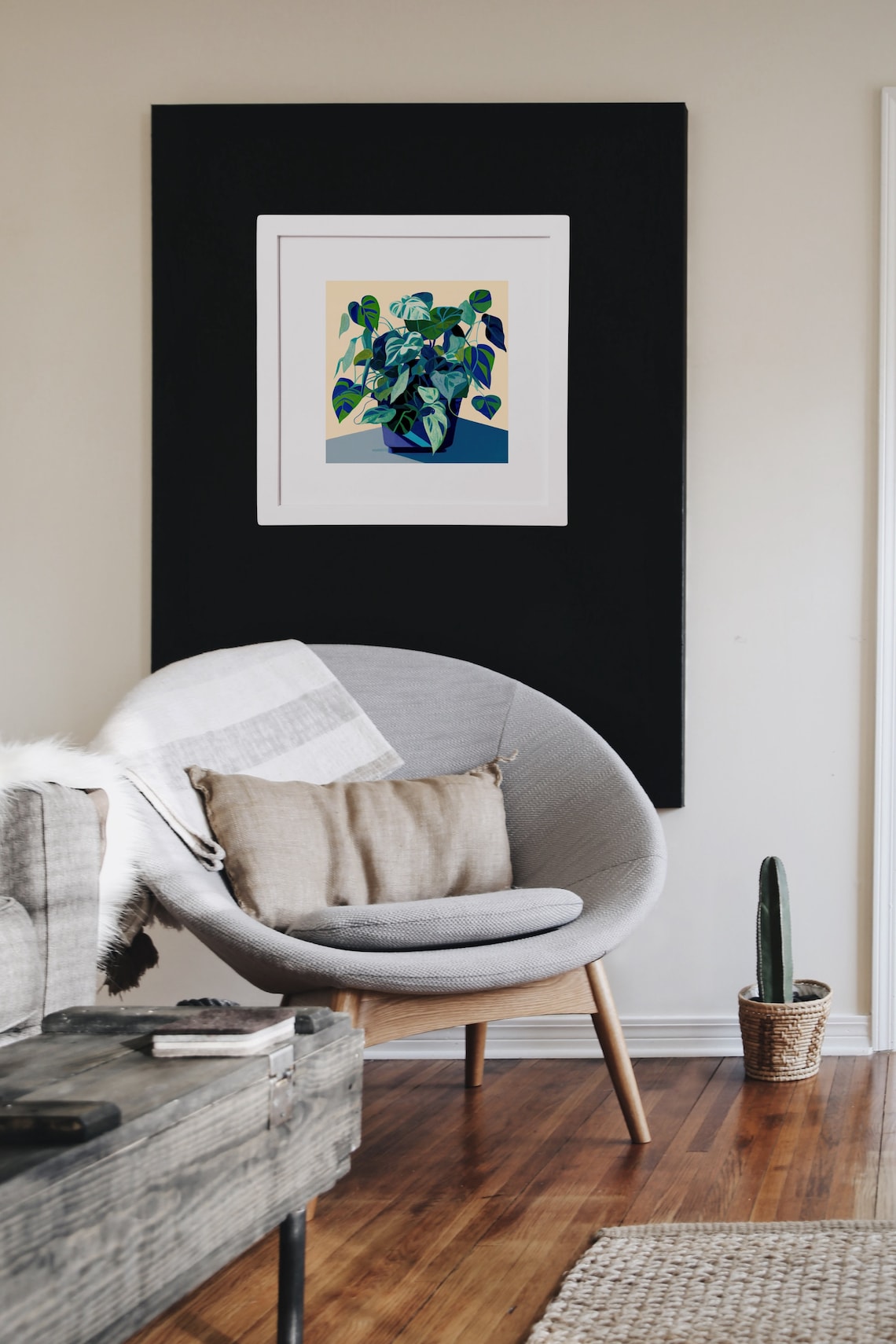 Abstract Pothos Art Print | Abstract Botanical Artwork | House Plant ...