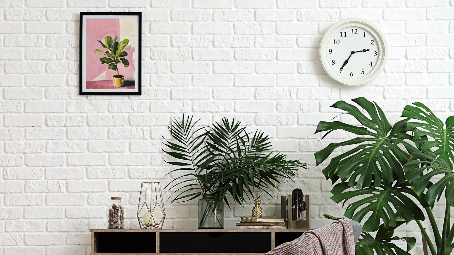 Fiddle Leaf Fig Plant Digital Art Print | Modern Botanical Wall Decor ...