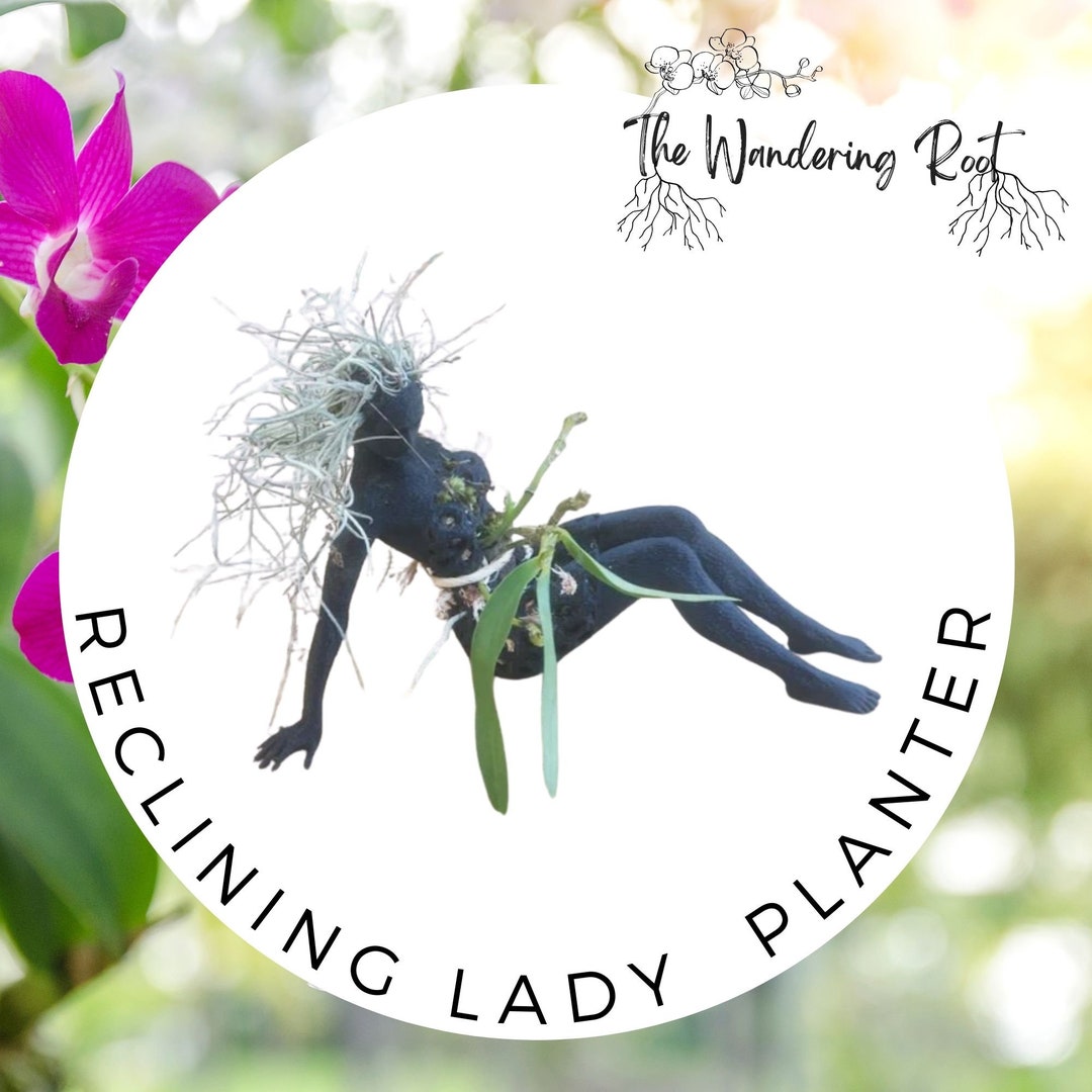 Reclining Lady Planter - Etsy