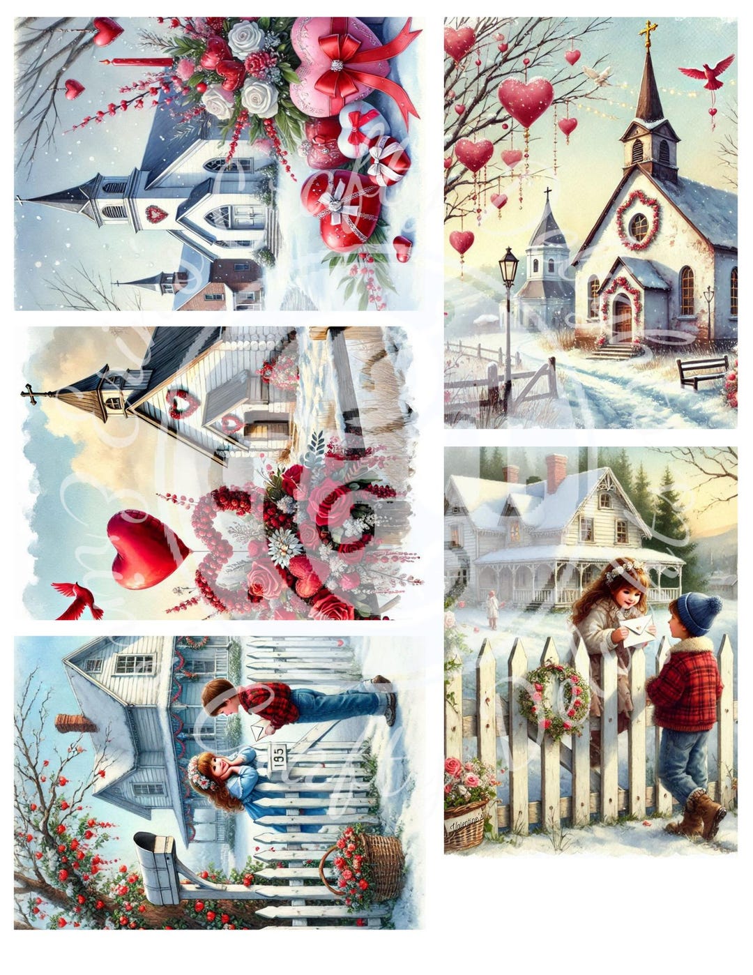 11 Valentine's Day ATC 2025 - Etsy