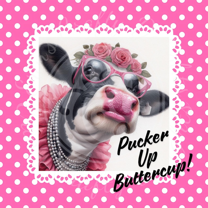 Pucker up Buttercup Printable Set - Etsy