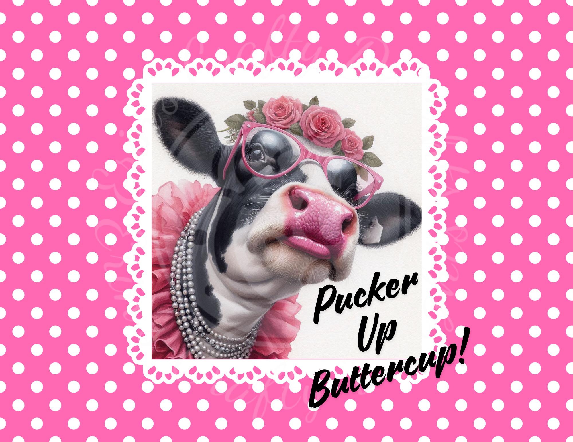 Pucker up Buttercup Printable Set - Etsy