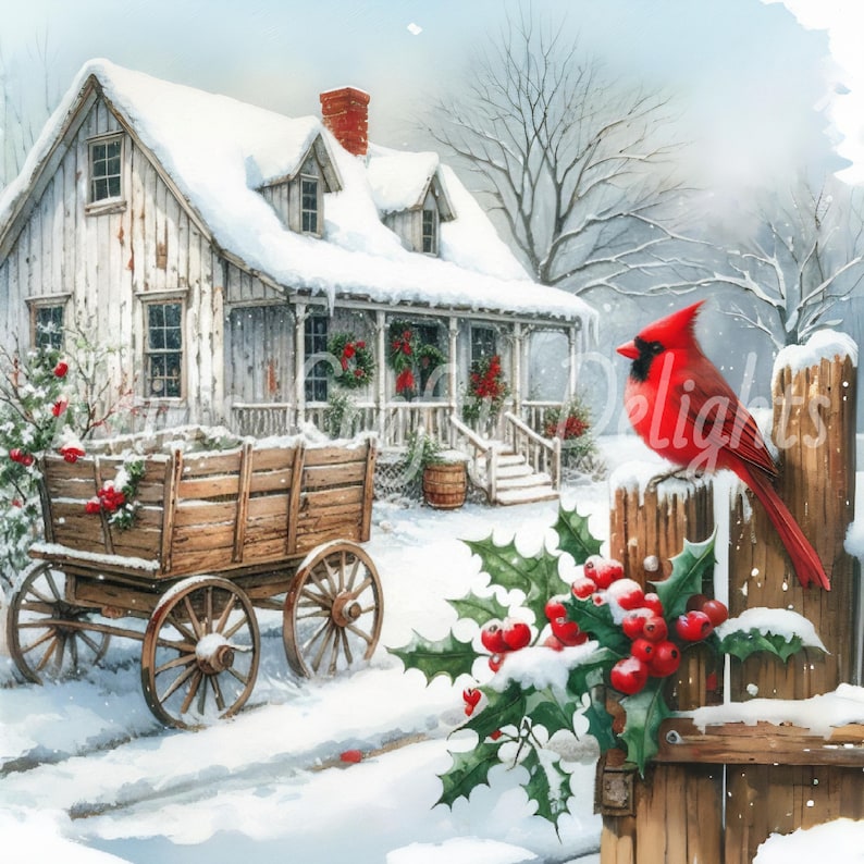 3 Winter's Farmhouse - Etsy