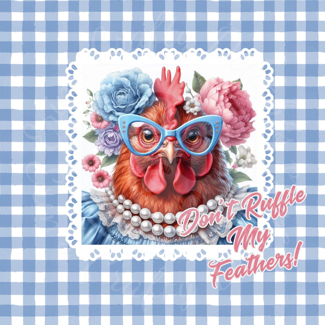 Don't Ruffle My Feathers Printable Set - Etsy