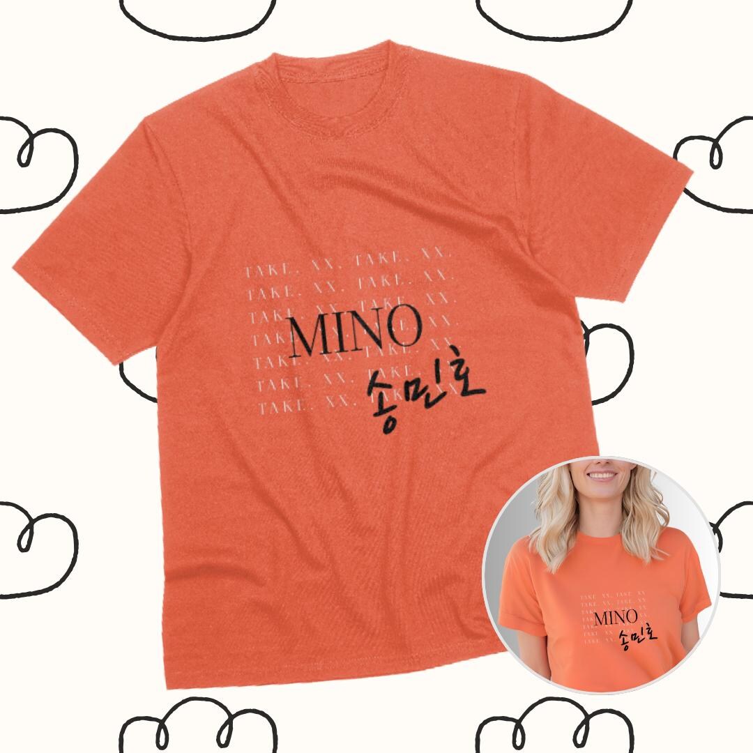 Winner Mino Albums | Minimalist T-shirt | 100% Cotton Tshirt ...