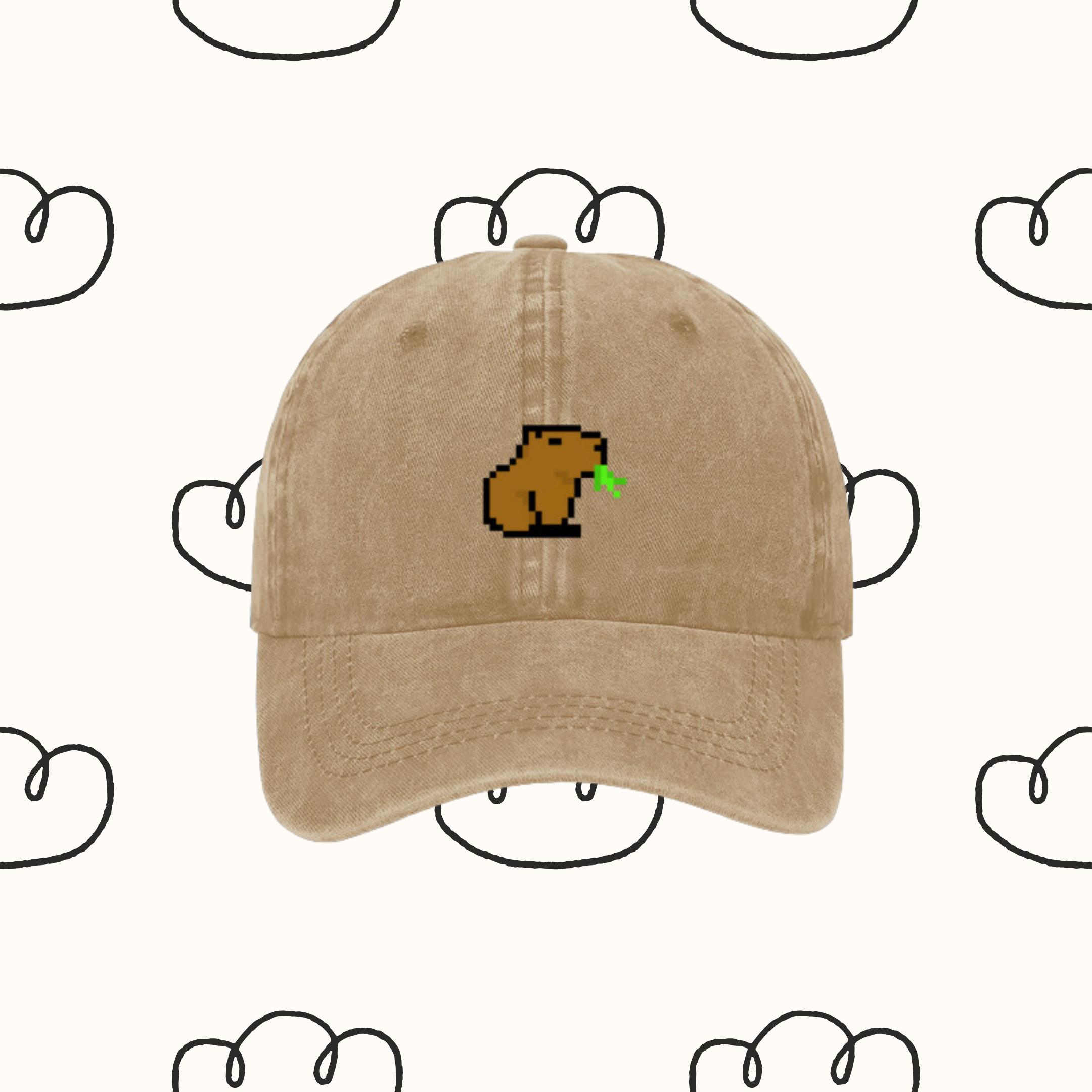 Chill Capybara Hat | Retro Style | Capybara Hat | Baseball Cap Retro ...